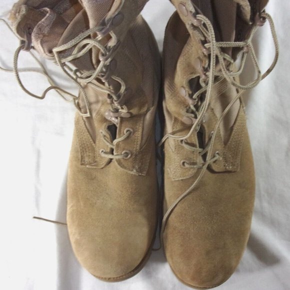 Shoes | Usgi Military Tan Desert Hot Wx Combat Tactical Boots 1w Speed ...